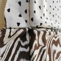 China Twill Printed Chiffon Fabric By The Yard 75dx75d 120gsm for sale
