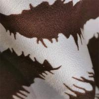 China Twill Printed Chiffon Fabric By The Yard 75dx75d 120gsm for sale