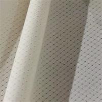 China 120gsm Hole Dot Chiffon Fabric Punching Style for sale