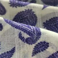 China 100% polyester 70gsm crinkle chiffon fabric Aop Printed 56