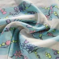 China Printed 20d*80s 46gsm Lady'S Skirts Polyester Chiffon Fabric for sale