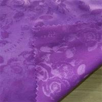 China Poly/Spandex  Satin Jaquard 50d*(50d+20d) 104gsm Polyester Chiffon Fabric for sale