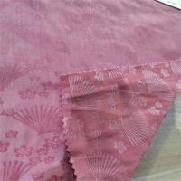 China Sea-Island Filament Fanshaped 50d*75d 90gsm Polyester Chiffon Fabric for sale
