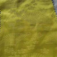 China Sea-Island Filament Fanshaped 50d*75d 90gsm Polyester Chiffon Fabric for sale