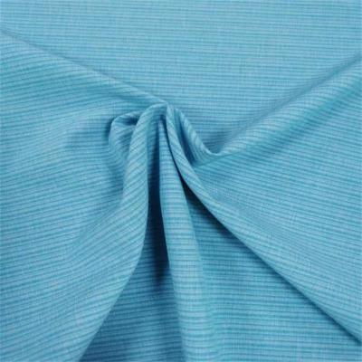China Woven Cationic Plain Tight Stripe Poly Spandex Blend Fabric 170GSM 148CM for sale