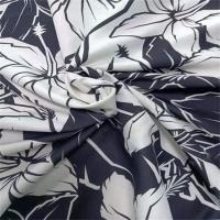 China 145gsm Peached Polyester Microfiber Fabric Printed Woven Satin for sale