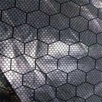 China Hot Foil Silver 100% Polyester Taffeta Fabric 290t 65GSM for sale