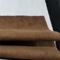 China 200gsm Bonded 150CM Polyester Suede Fabric By The Yard for sale