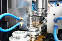 China 2 Cavity PET Jar Blowing Moulding Machine 2200 BPH 2L Manual Preform Feeding for sale