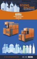 China Semi Automatic 5L PET Blow Moulding Machine 2 Cavity 220V 50Hz Plastic Bottle for sale