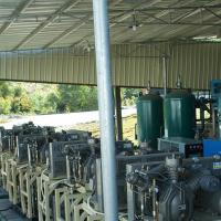 China Oil Free Piston Air Compressor 40 Bar 3 Stage 55-132KW Industrial High Pressure for sale