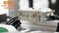 China Pet Bottle Mouth Neck Cutting Machine Automatic Industrial Servo Custom Plastic for sale