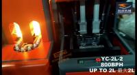 China Semi Automatic PET Bottle Blow Moulding Machine 2L 800 Pcs Per Hour for sale