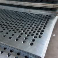China 1mm Thick Galvanized Steel Perforated Metal Fence 1000x2000mm R20mm Round Hole for sale