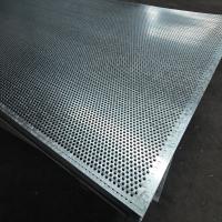 China 1mm Thick Galvanized Steel Perforated Metal Fence 1000x2000mm R20mm Round Hole for sale