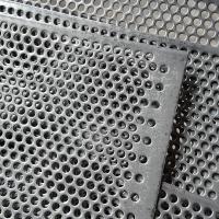 China 1mm Thick Galvanized Steel Perforated Metal Fence 1000x2000mm R20mm Round Hole for sale