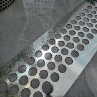 China Galvanized Perforated Metal Screen 15mm Aperture Decorative Architectural Panel 1.22x2.44m for sale