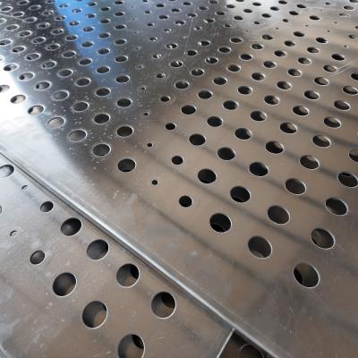 China Galvanized Perforated Metal Screen 15mm Aperture Decorative Architectural Panel 1.22x2.44m for sale