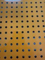 China Silver Bar Grating With Mixed Sizes Holes For Acoustic Panels for sale