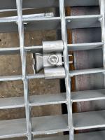 China Custom Steel Grating Stair Gutter Cover for Drainage 25mm Hole Size for sale