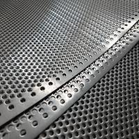 China Hot Dip Galvanized Steel Perforated Fence R6mm Round Holes 1000x2000mm for sale