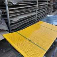 China 1mm Thick Galvanized Steel Perforated Metal Fence 1000x2000mm Hot Dip Galvanized for sale
