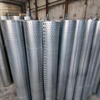 China 1mm Thick Galvanized Steel Perforated Metal Fence 1000x2000mm Hot Dip Galvanized for sale