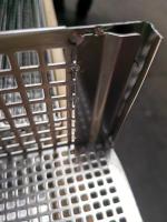 China Custom embossed Square Hole Perforated Metal Mesh Decorative Durable for sale