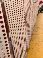 China Bent 20 Hole Perforated Metal Sheet 0.8-2mm Thick for Architectural Decoration for sale