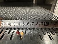 China Perforated Galvanized Steel Grate Panels 3mm Thick High Load Bearing Capacity 1.22x2.44m for sale