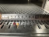 China 4mm Pitch Round Perforated Steel Sheet with Oval Holes for Filtration 0.5-3mm Thick for sale