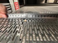 China Galvanized Anti Slip Perforated Grating Fence Partition 0.8mm Thick Custom Hole for sale