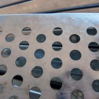 China 1.5mm Thick Galvanized Perforated Metal Fence Panels 1.22x2.44m for African Farms for sale