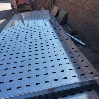 China Galvanized Slotted Perforated Sheet 1000x2000mm Hot Dip Steel Ventilation Grille for sale