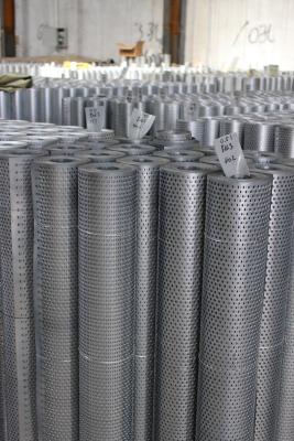 China Customizable Perforated Roll Mesh Dust Control Screen 0.5-3mm Galvanized Steel for sale
