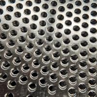 China 1.2mm Thick Silver Galvanized Perforated Metal Sheet Industrial Grade for sale