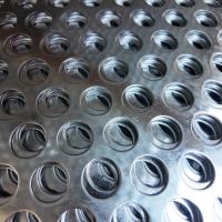China 2mm White Perforated Ss Sheet Round Hole Mesh With High Load Capacity for sale