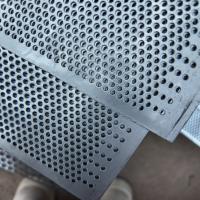 China 0.8mm Thick 304 Stainless Steel Perforated Sheet 10mm Round Holes 1.22x2.44m for sale