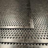 China 0.8mm Thick 304 Stainless Steel Perforated Sheet 10mm Round Holes 1.22x2.44m for sale
