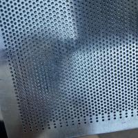 China 0.8mm Thick Perforated Galvanized Steel Sheet White Decorative for sale