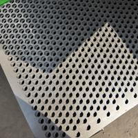 China 0.8mm Thick 304 Stainless Steel Perforated Sheet 10mm Round Holes 1.22x2.44m for sale