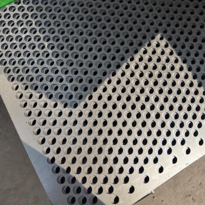 China 0.8mm Thick 304 Stainless Steel Perforated Sheet 10mm Round Holes 1.22x2.44m for sale