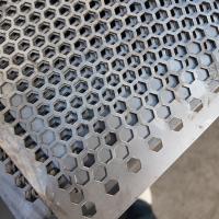 China 0.8mm Thick Perforated Galvanized Steel Sheet White Decorative for sale