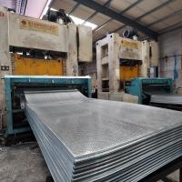 China embossed Galvanized Perforated Metal Sheet 1000×2000mm 1.5mm Thick for sale