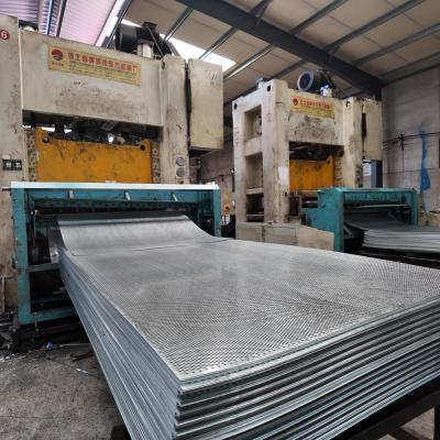 China embossed Galvanized Perforated Metal Sheet 1000×2000mm 1.5mm Thick for sale
