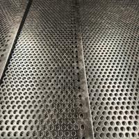 China 1.2mm Thick Silver Galvanized Perforated Metal Sheet Industrial Grade for sale