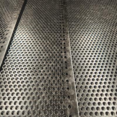 China 1.2mm Thick Silver Galvanized Perforated Metal Sheet Industrial Grade for sale