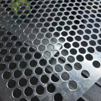 China 2mm Thick Galvanized Perforated Steel Grating Mesh For Shelf Decking for sale