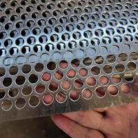 China Galvanized Perforated Steel Trench Cover 1.5mm Hole Heavy Duty 2.0mm Thick for sale