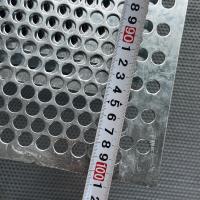 China 2mm Thick Galvanized Perforated Steel Grating Mesh For Shelf Decking for sale